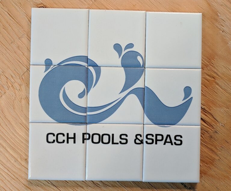 Custom Printed Swimming Pool Tiles - Permanent Custom Tiles - Pictured Tile