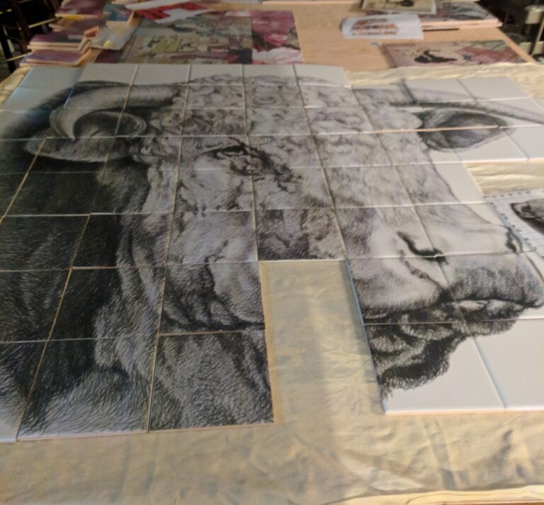 Commercial Printed Tile - Permanent Custom Tiles - Pictured Tile